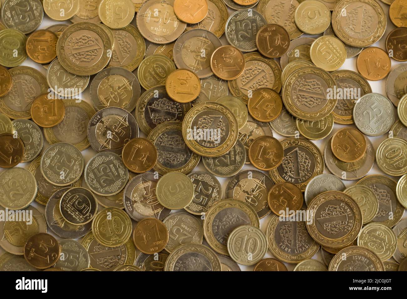 Gold coin turkish lira hi-res stock photography and images - Alamy