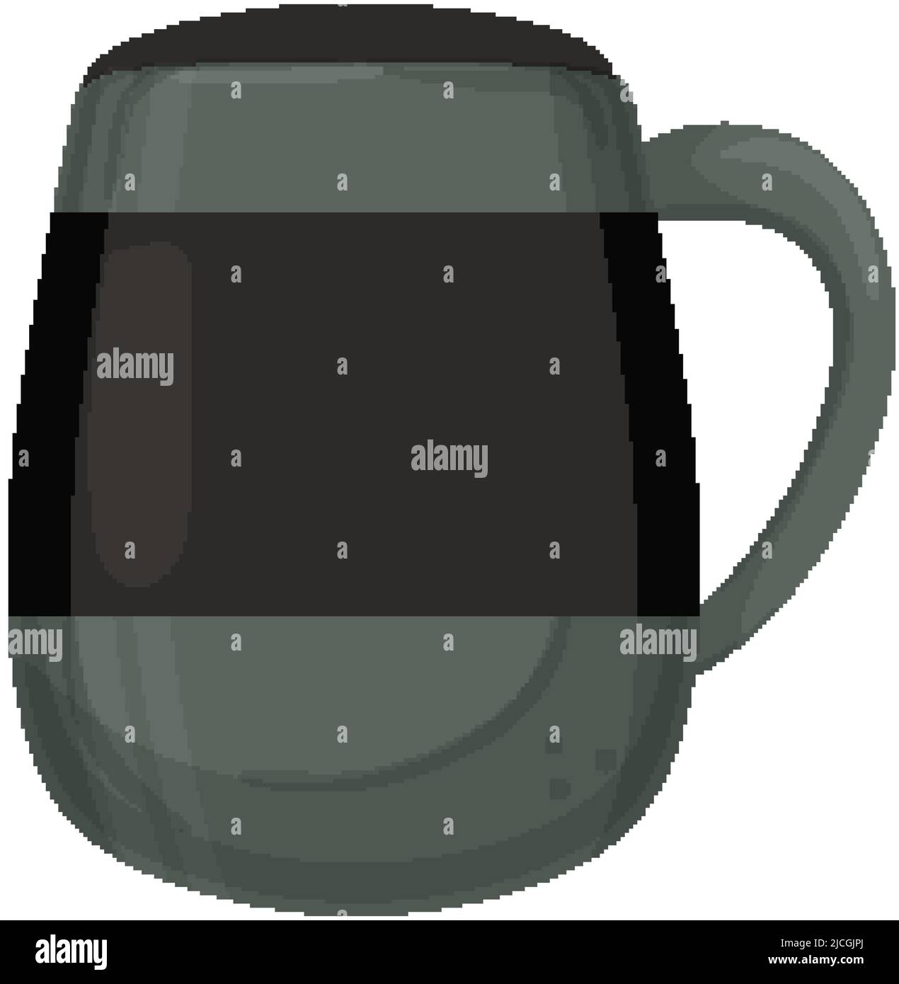 tin camp cup cartoon vector illustration Stock Vector Image & Art - Alamy