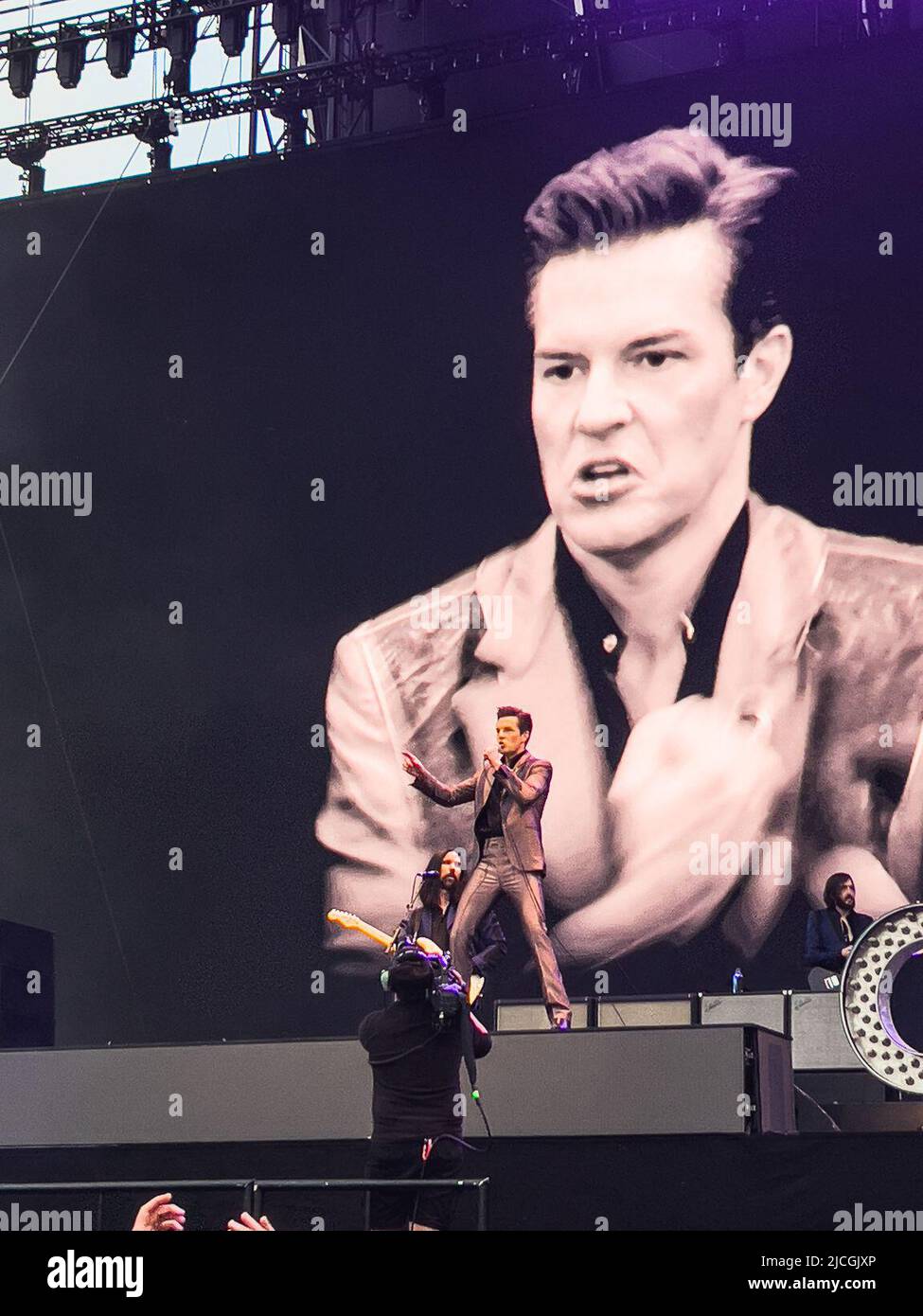 June 11, 2022: Las Vegas rock band The Killers, perform at the Old ...