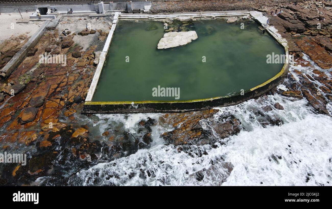 Tidal pools of the Western Cape, Atlantic coast, South Africa Stock ...