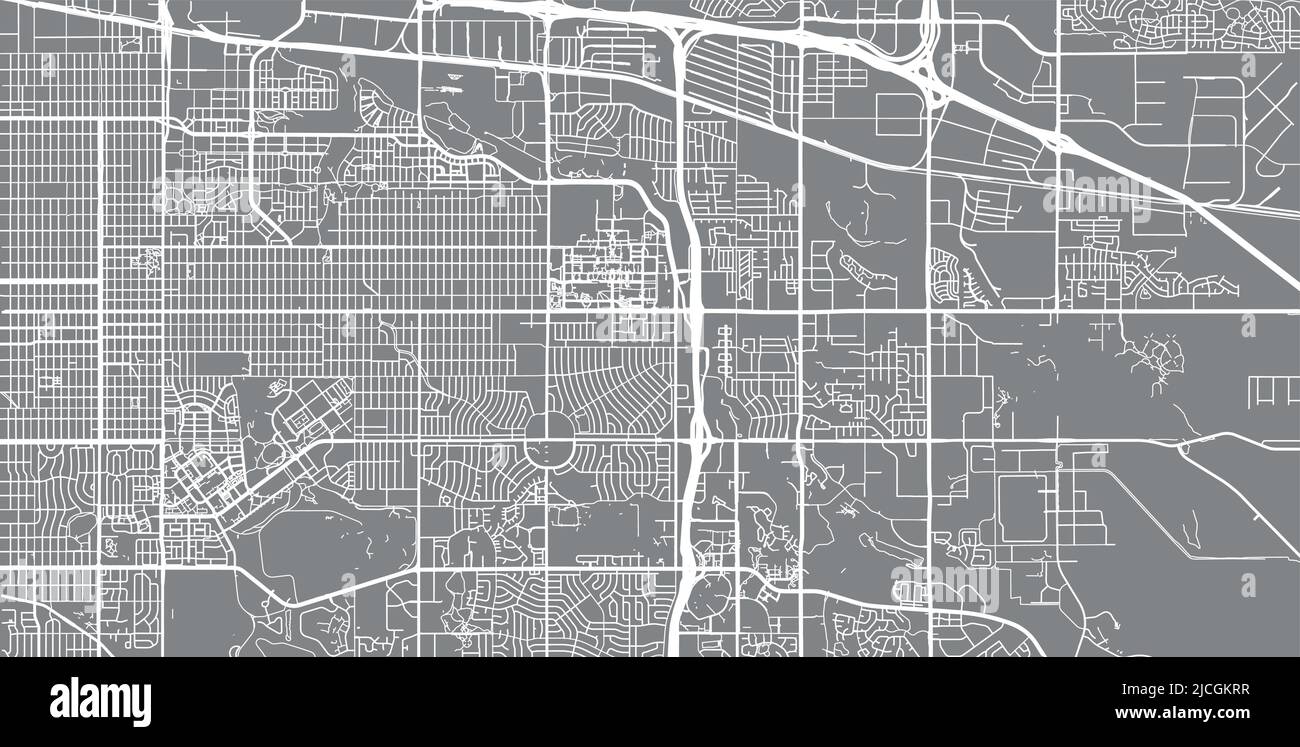 Urban vector city map of Aurora, Colorado , United States of America ...