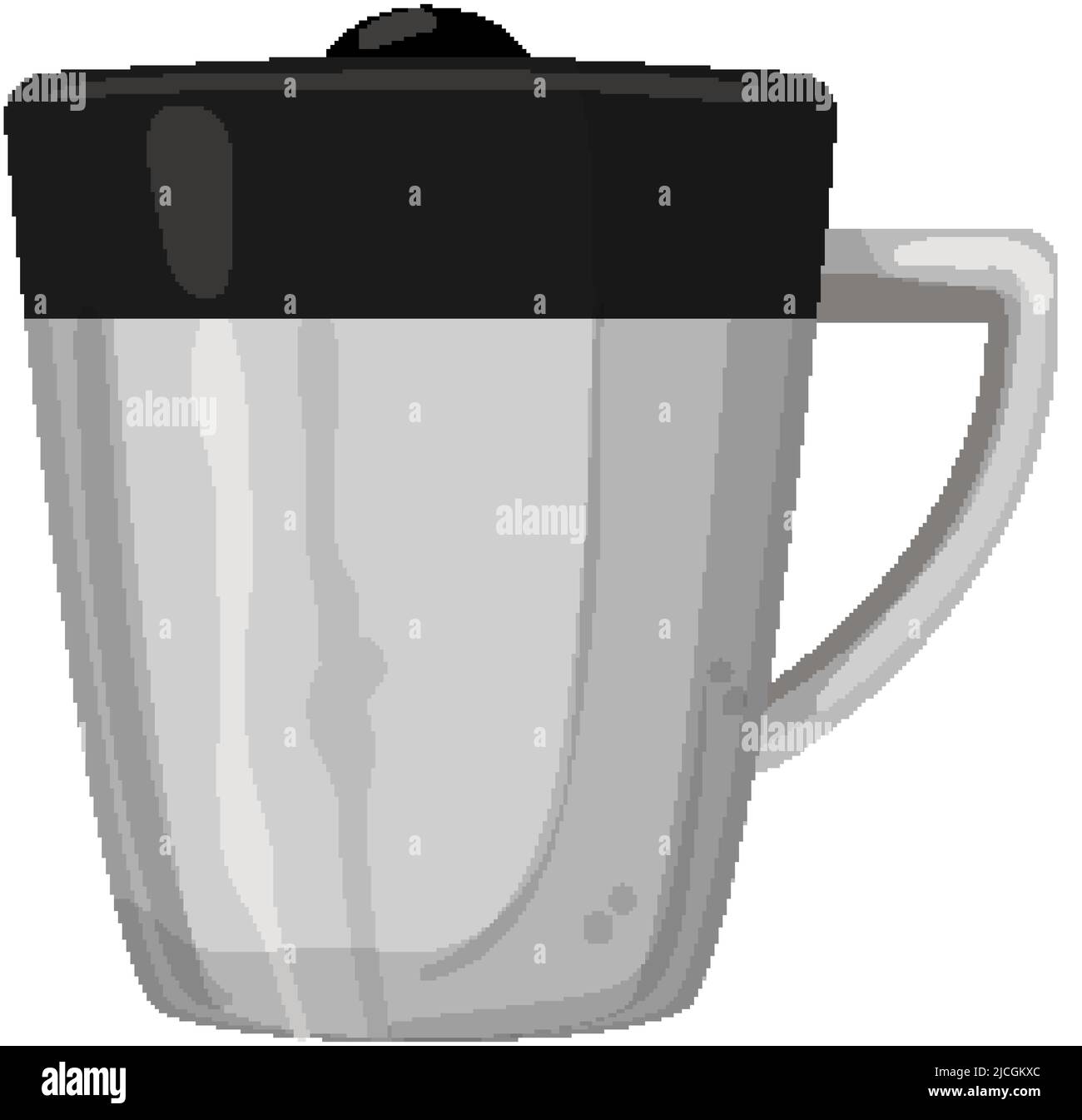 Food metal camp mug Stock Vector Images - Alamy