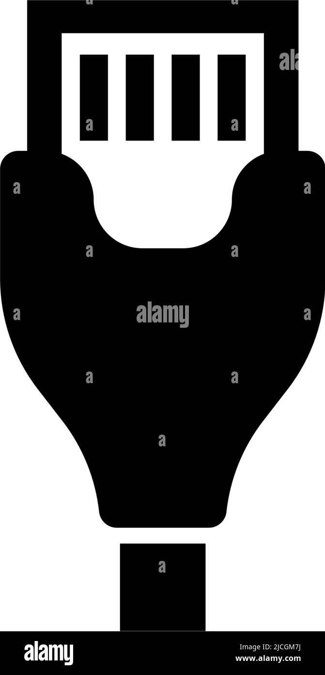 Digital Data Transfer Phone Charging Cable, Lightning Connector. Flat ...