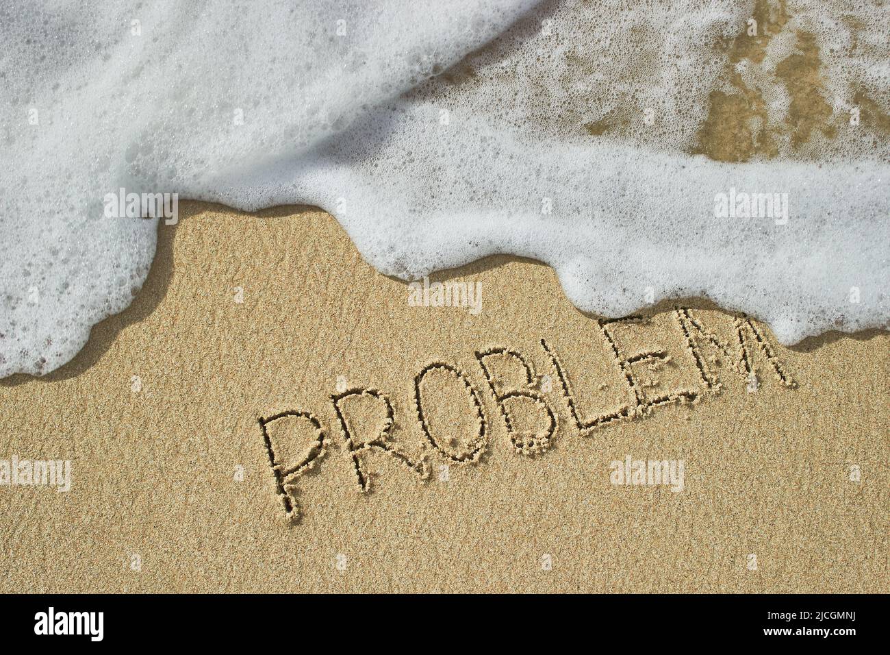 The inscription problem on the sand was washed away by the sea wave ... The inscription problem on the sand was washed away by the sea wave ...