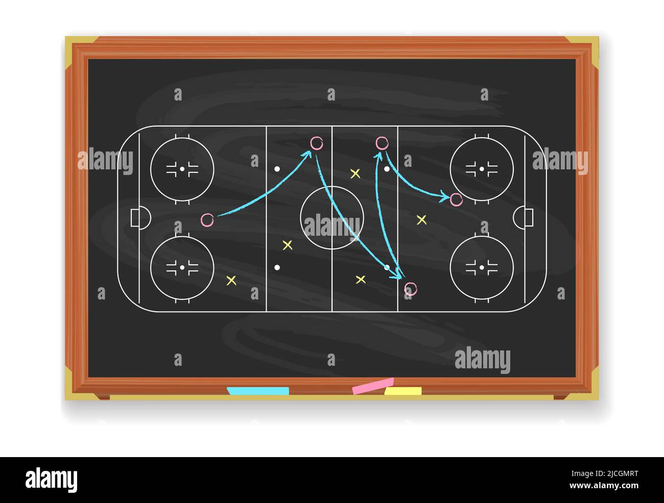 Ice hockey rink diagram hi-res stock photography and images - Alamy