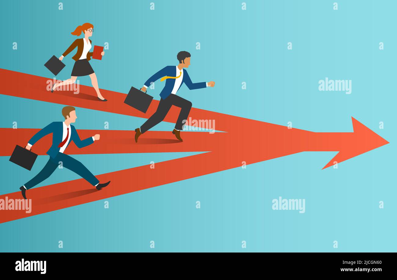 Run of the arrow Stock Vector Images - Alamy