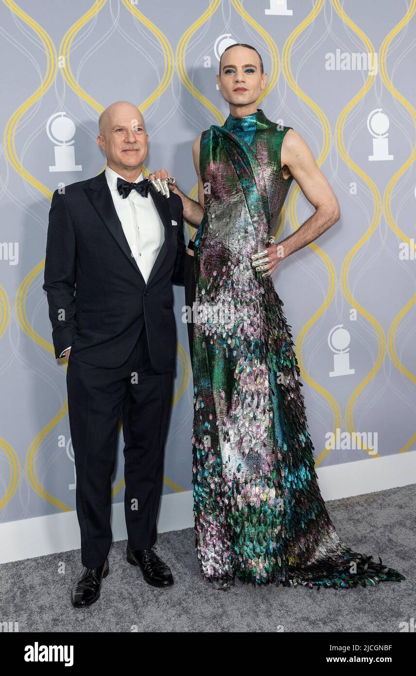 New York, United States. 12th June, 2022. Jordan Roth (R) attends 75th ...