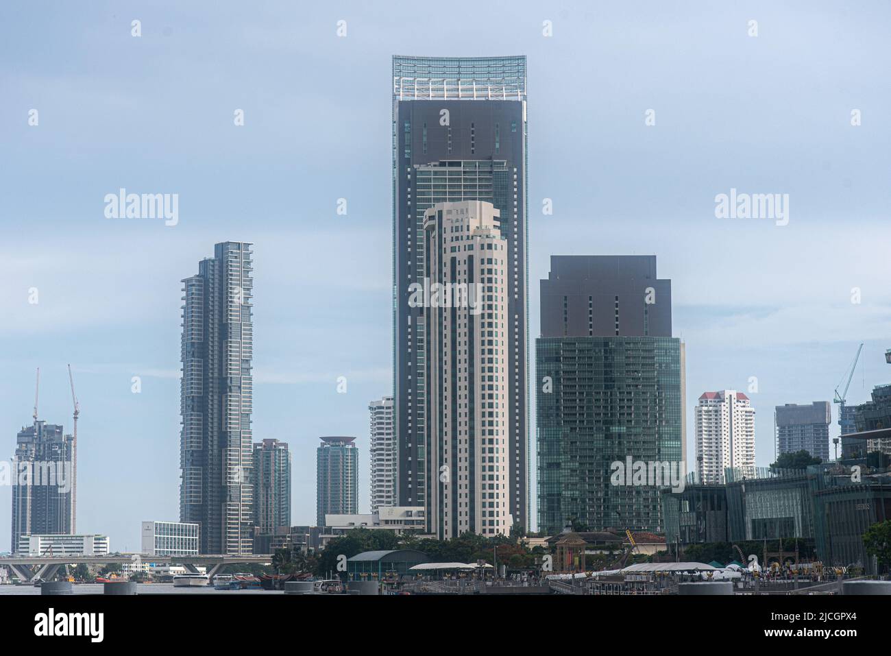 Bangkok, Thailand. 12th June, 2022. General view of high rise building ...
