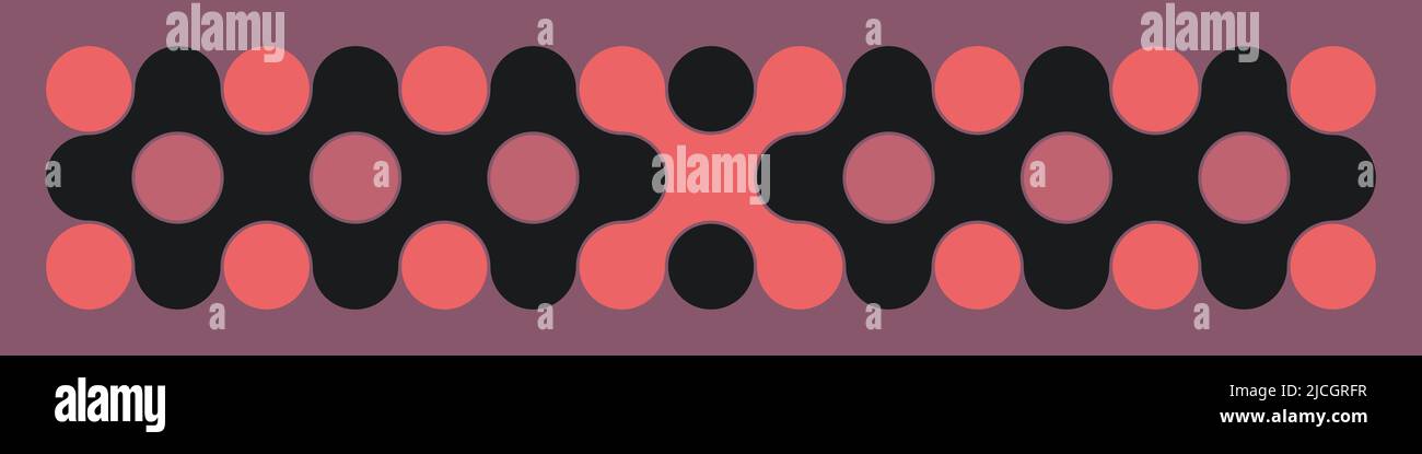 Random color rounded truchet tiling illustration Stock Vector Image & Art - Alamy