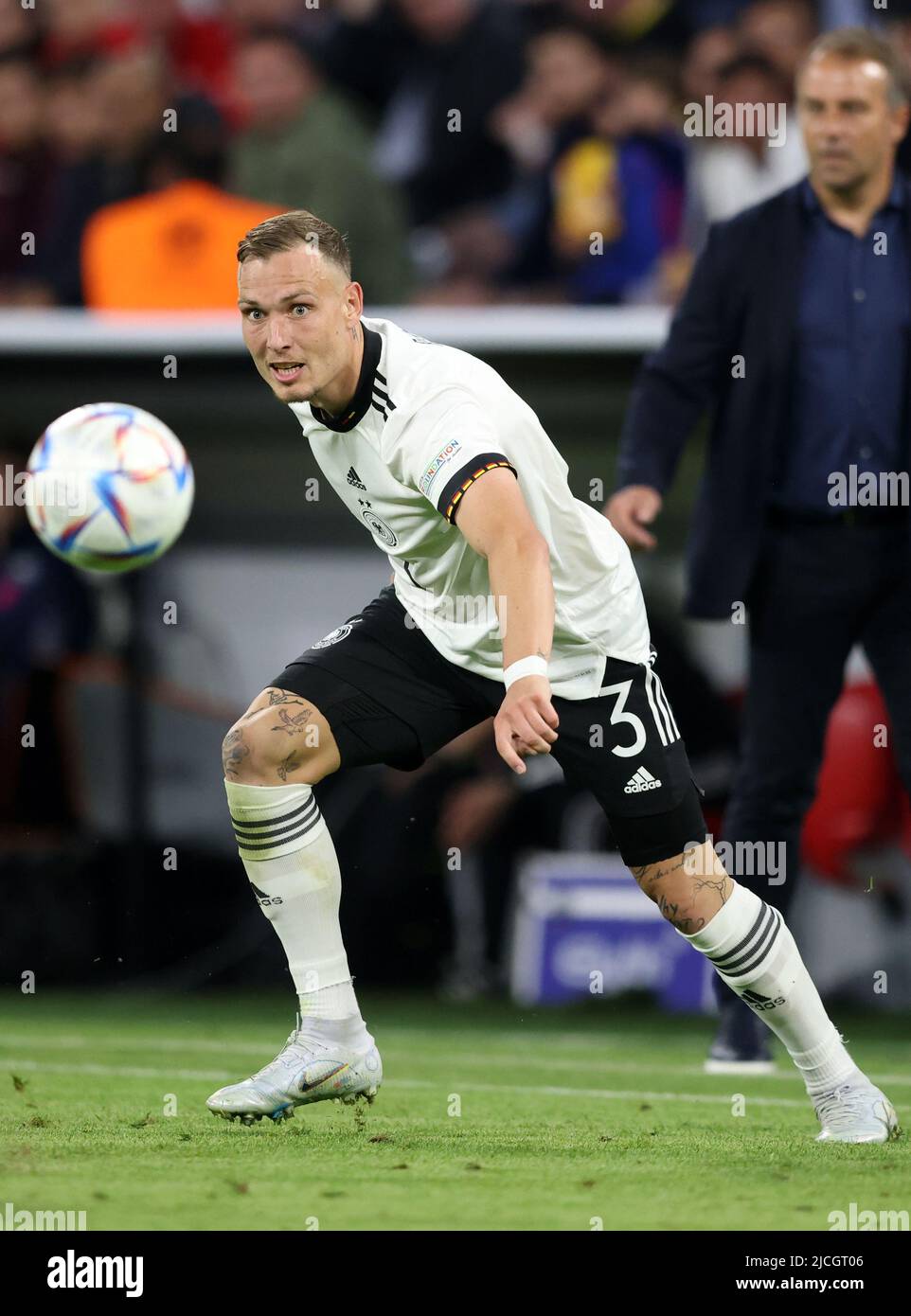 David Raum of Germany MUNICH, GERMANY - JUNE 07: UEFA Nations League ...