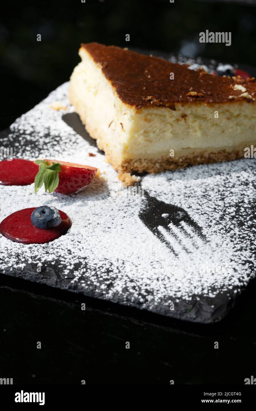 polish national desert - Sernik Stock Photo - Alamy