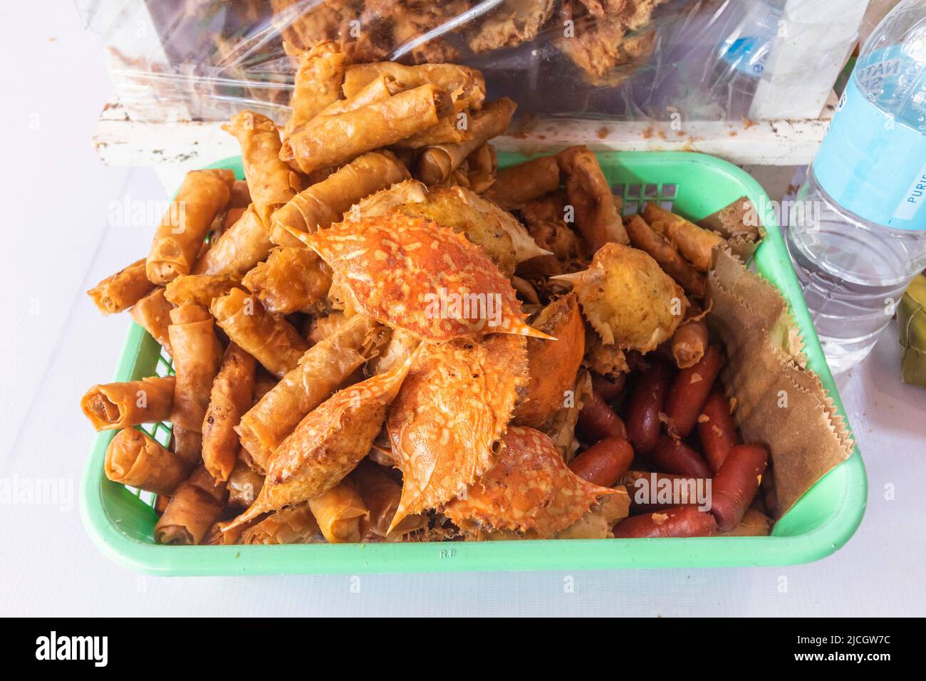Local street food called pungko-pungko in Cebu City, Philippines Stock ...