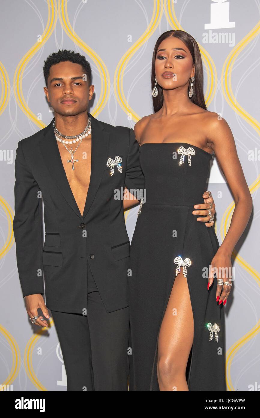 NEW YORK, NEW YORK - JUNE 12: Roman Banks and Andreia Gibau attend the ...