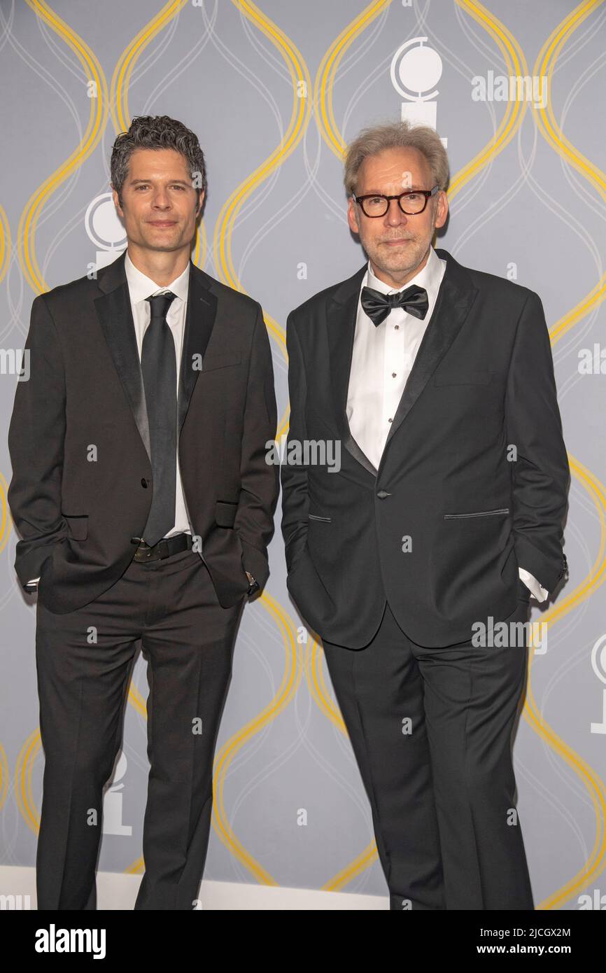 NEW YORK, NEW YORK - JUNE 12: Tom Kitt and Michael Korie attend the ...