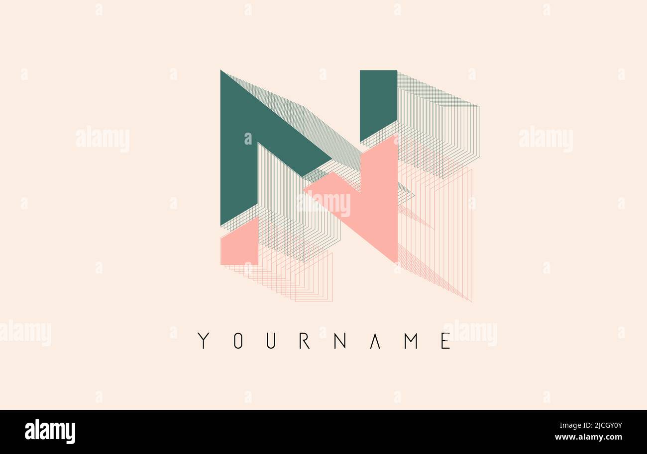 N pastel Stock Vector Images - Alamy