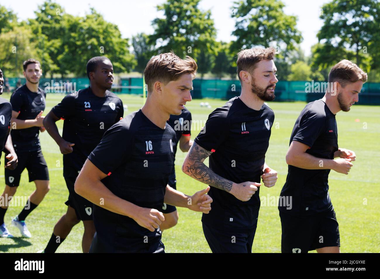 Oostende, Belgium, 13 June 2022, Oostende's new player Sieben Dewaele ...