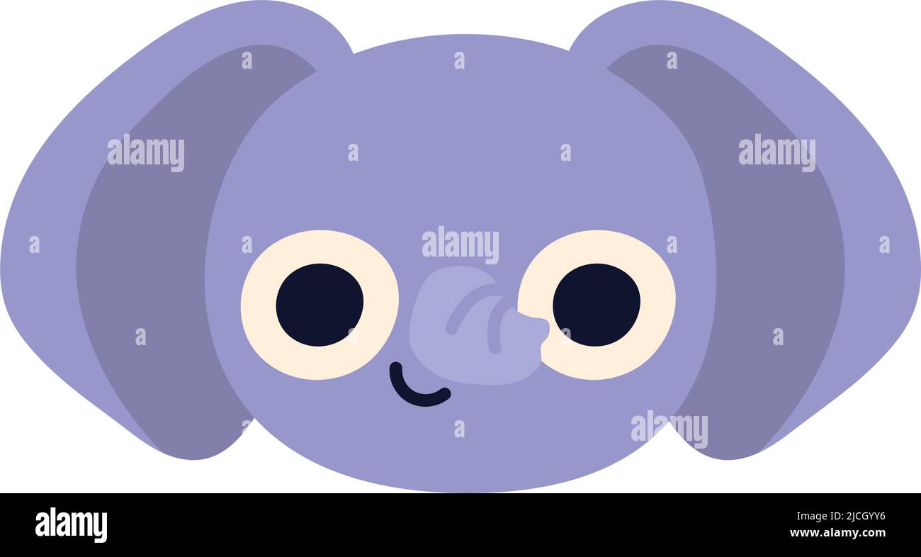 elephant face design Stock Vector Image & Art - Alamy