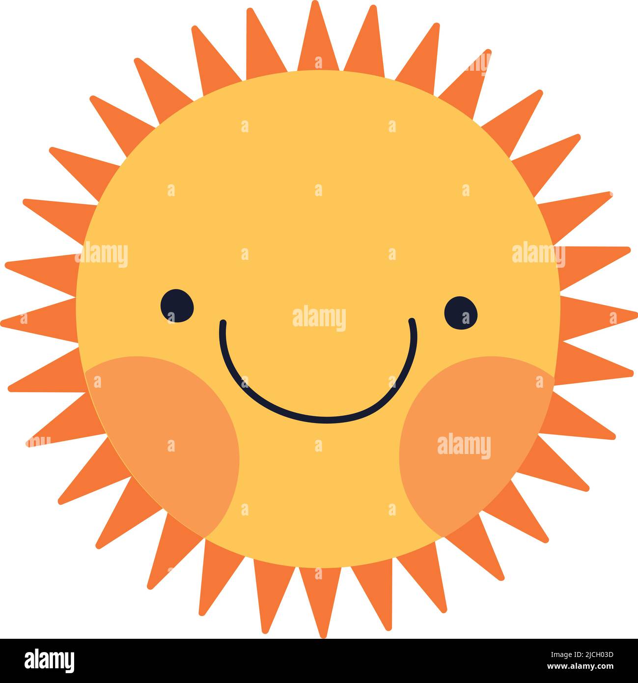 smiling sun illustration Stock Vector Image & Art - Alamy