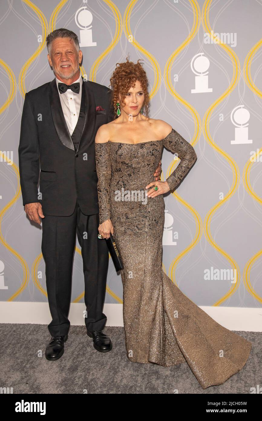NEW YORK, NEW YORK - JUNE 12: Tom Sorce and Bernadette Peters attend ...