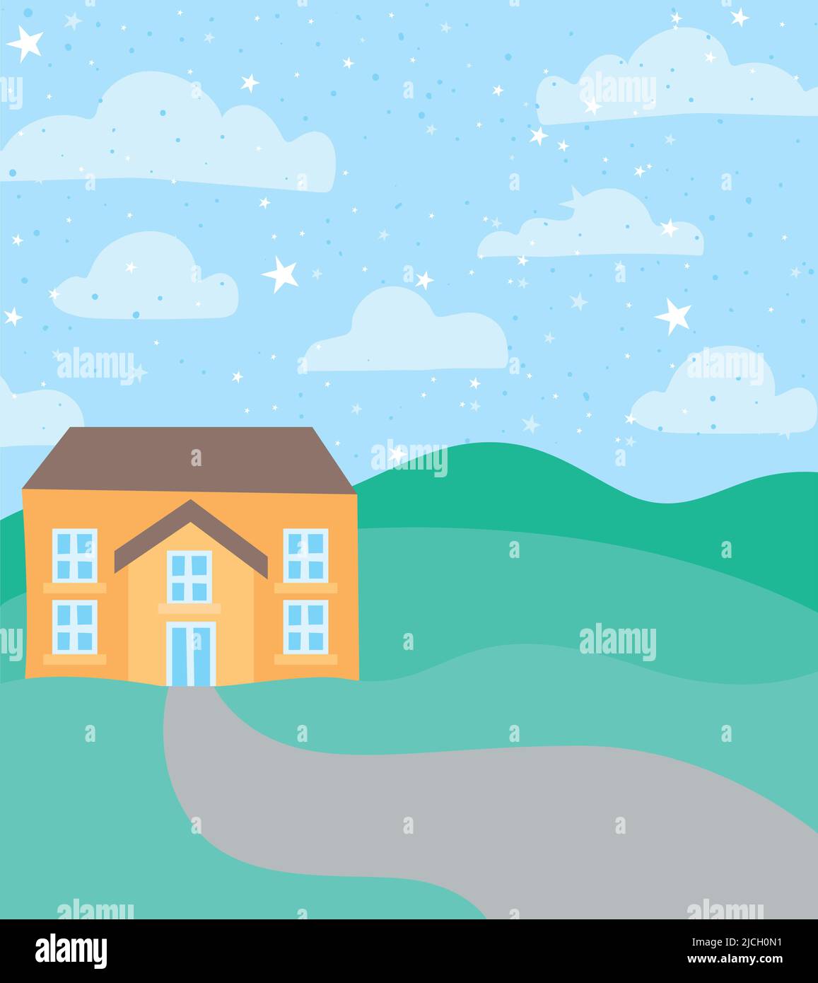 Small tiny house on Stock Vector Images - Alamy