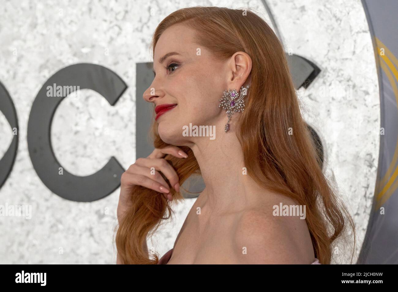 NEW YORK, NEW YORK - JUNE 12: Jessica Chastain attends the 75th Annual ...