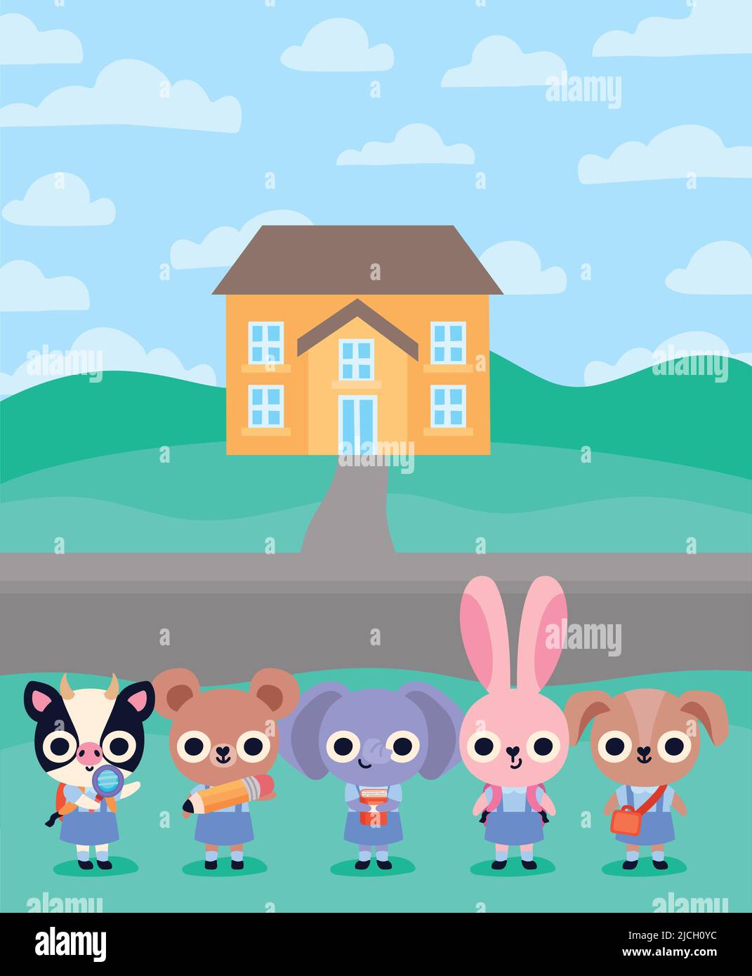 animals in uniform Stock Vector Image & Art - Alamy