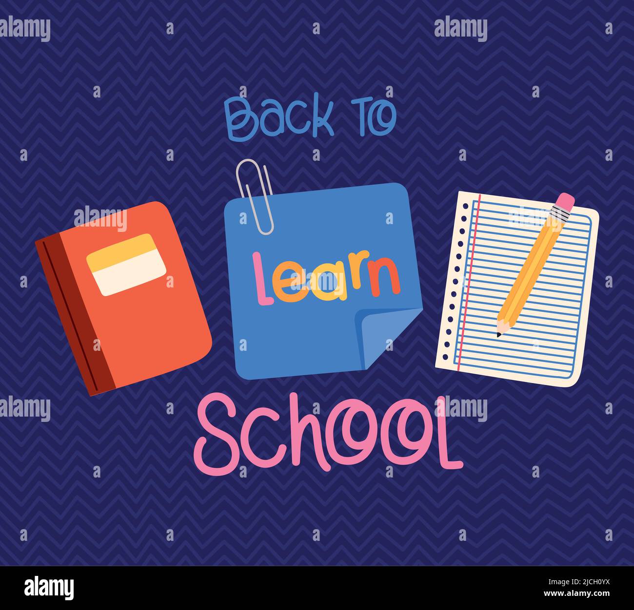 illustration of back to school Stock Vector Image & Art - Alamy