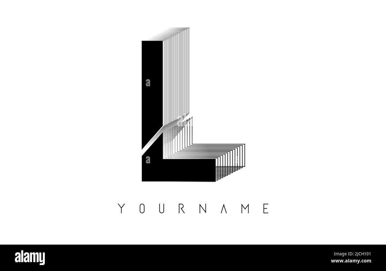 Letter l wireframe Stock Vector Images - Alamy