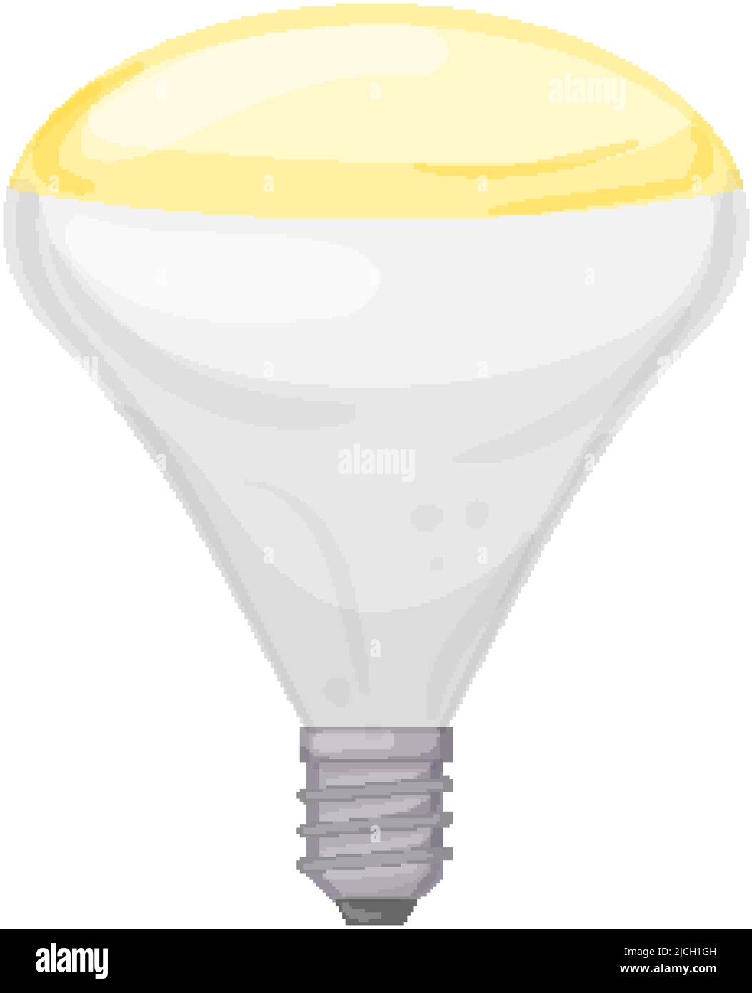 control smart light bulb cartoon vector illustration Stock Vector Image ...