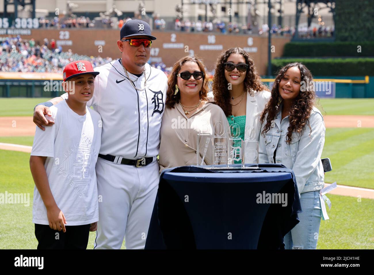 DETROIT, MI - JUNE 12: Detroit Tigers designated hitter Miguel Cabrera ...