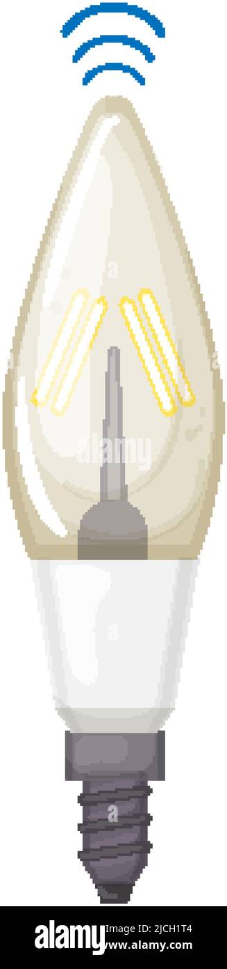 energy smart light bulb cartoon vector illustration Stock Vector Image ...