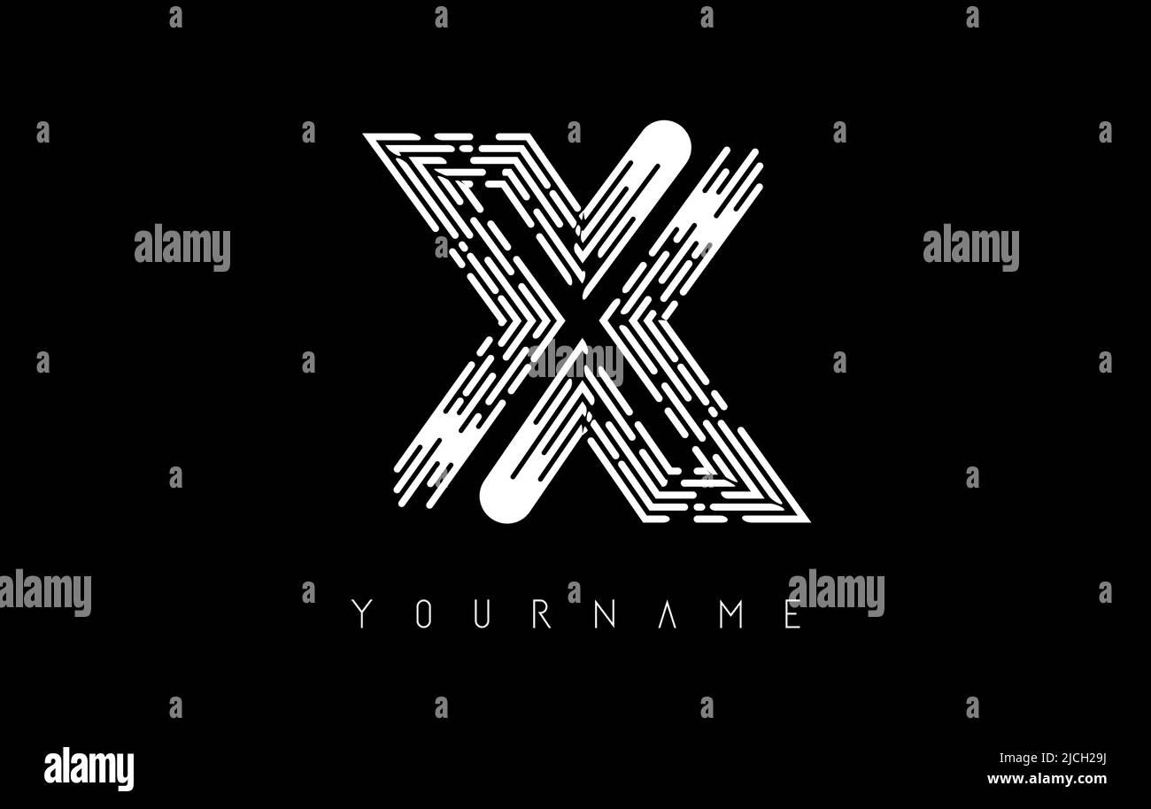 White x Stock Vector Images - Alamy