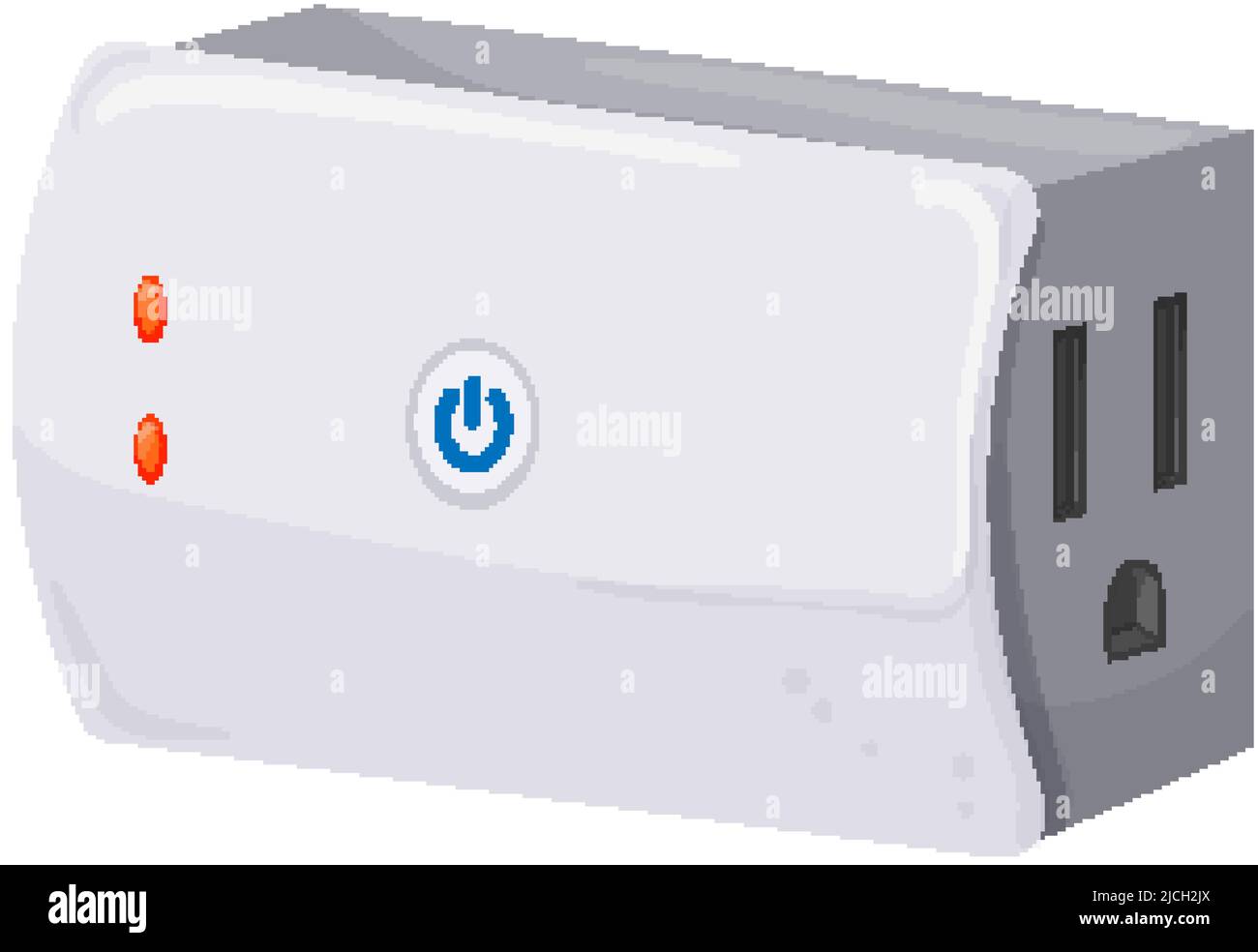 socket smar plug cartoon vector illustration Stock Vector Image & Art ...