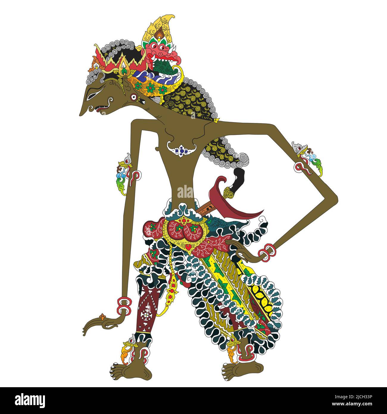 Wayang shadow Cut Out Stock Images & Pictures - Alamy