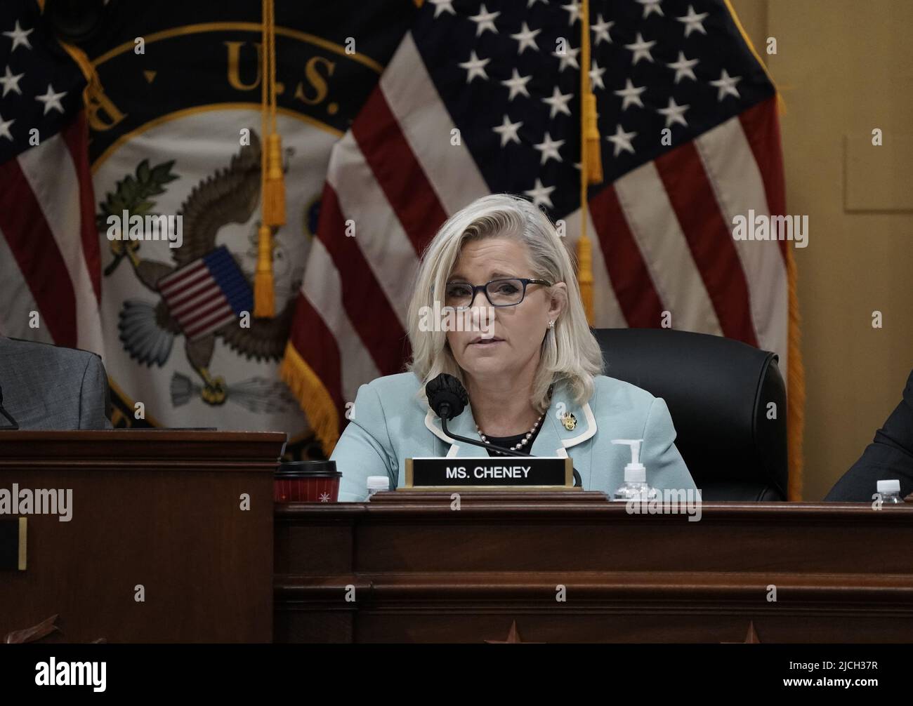 Washington, United States. 13th June, 2022. Vice Chair Liz Cheney, R-WY ...