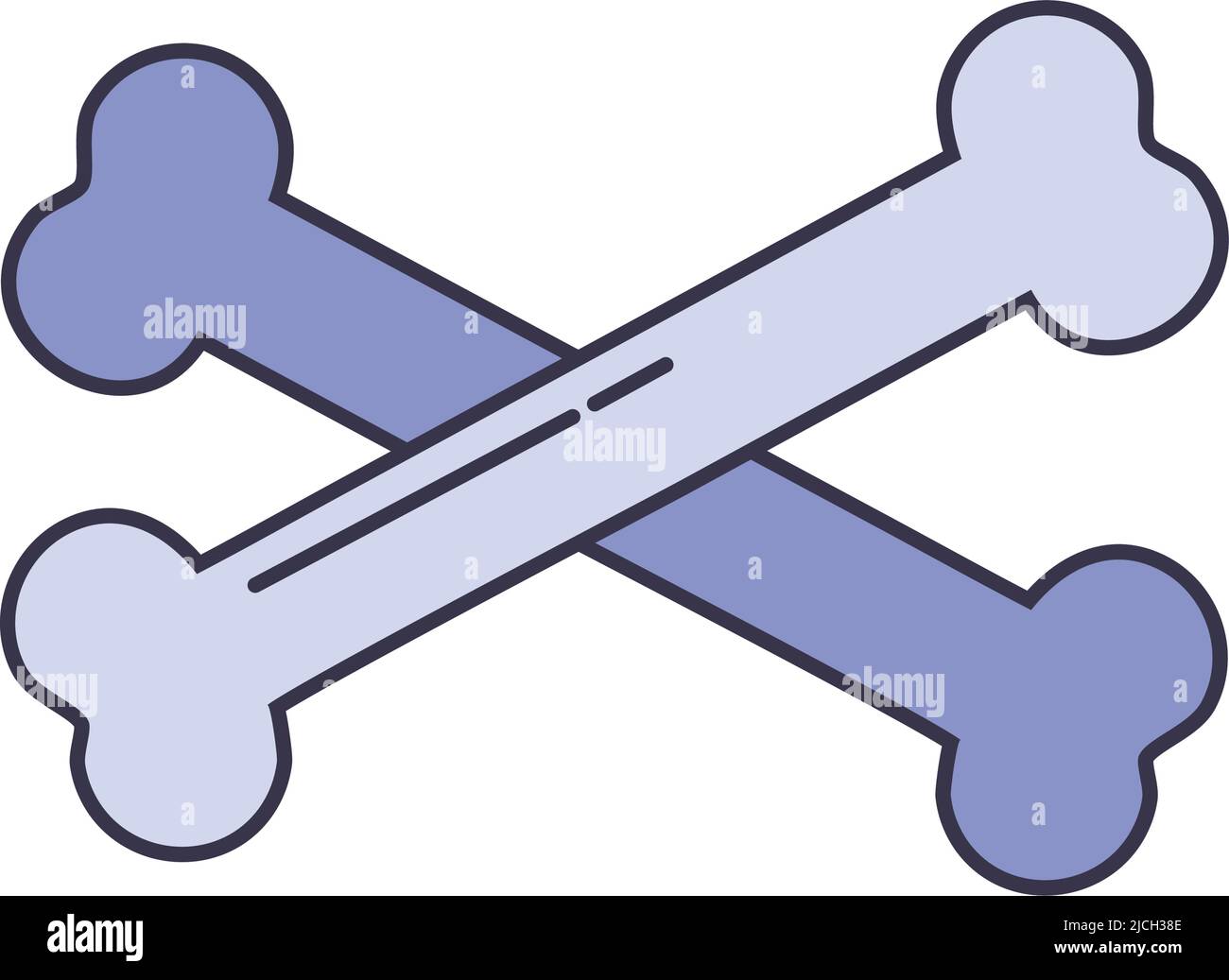 cross bones design Stock Vector Image & Art - Alamy