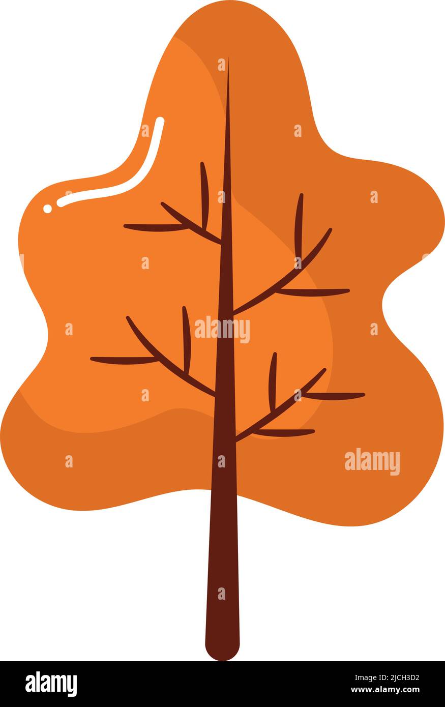 fall tree design Stock Vector Image & Art - Alamy