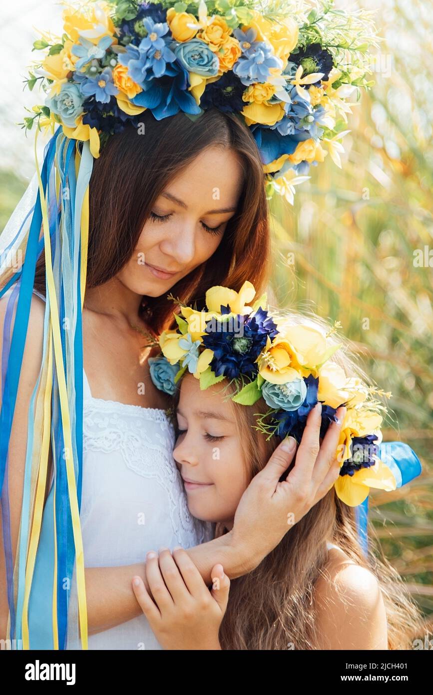 Ukrainian mother daughter hi-res stock photography and images - Alamy