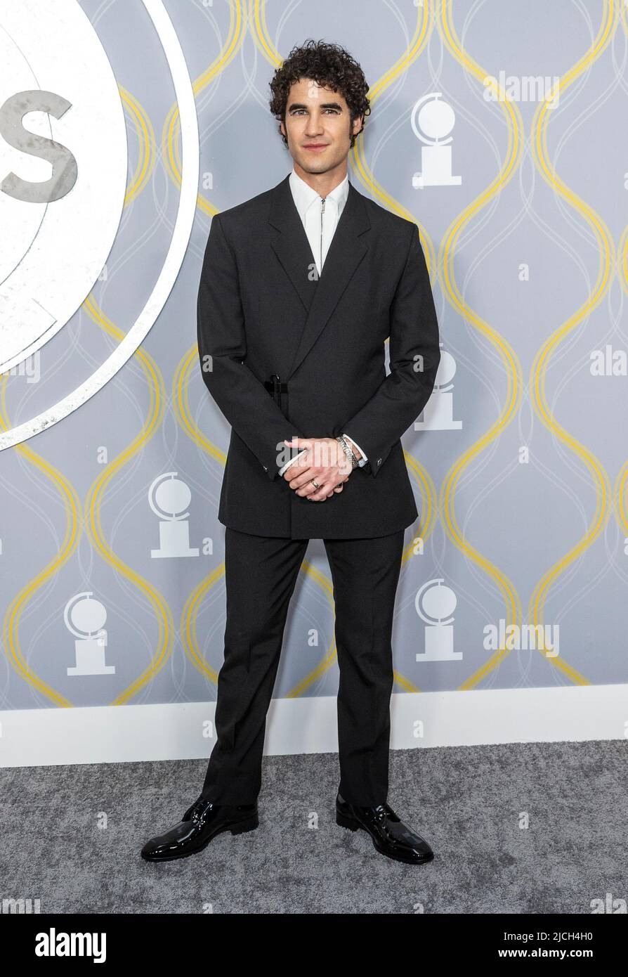 New York, NY - June 12, 2022: Darren Criss attends 75th TONY awards at ...