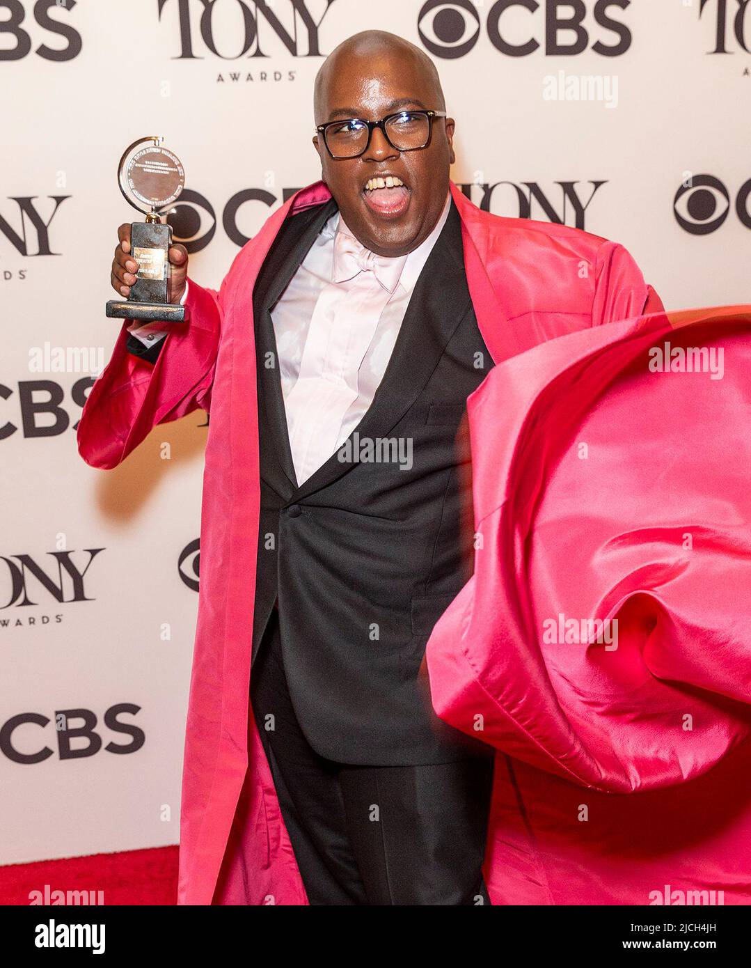 New York, NY - June 12, 2022: Michael R. Jackson winner of the Best ...