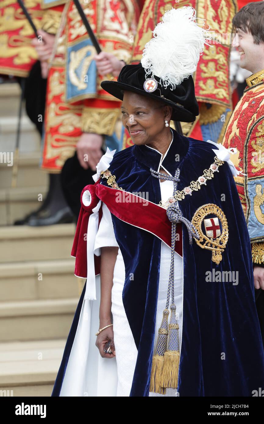 Baroness Amos attends the annual Order of the Garter Service at St ...