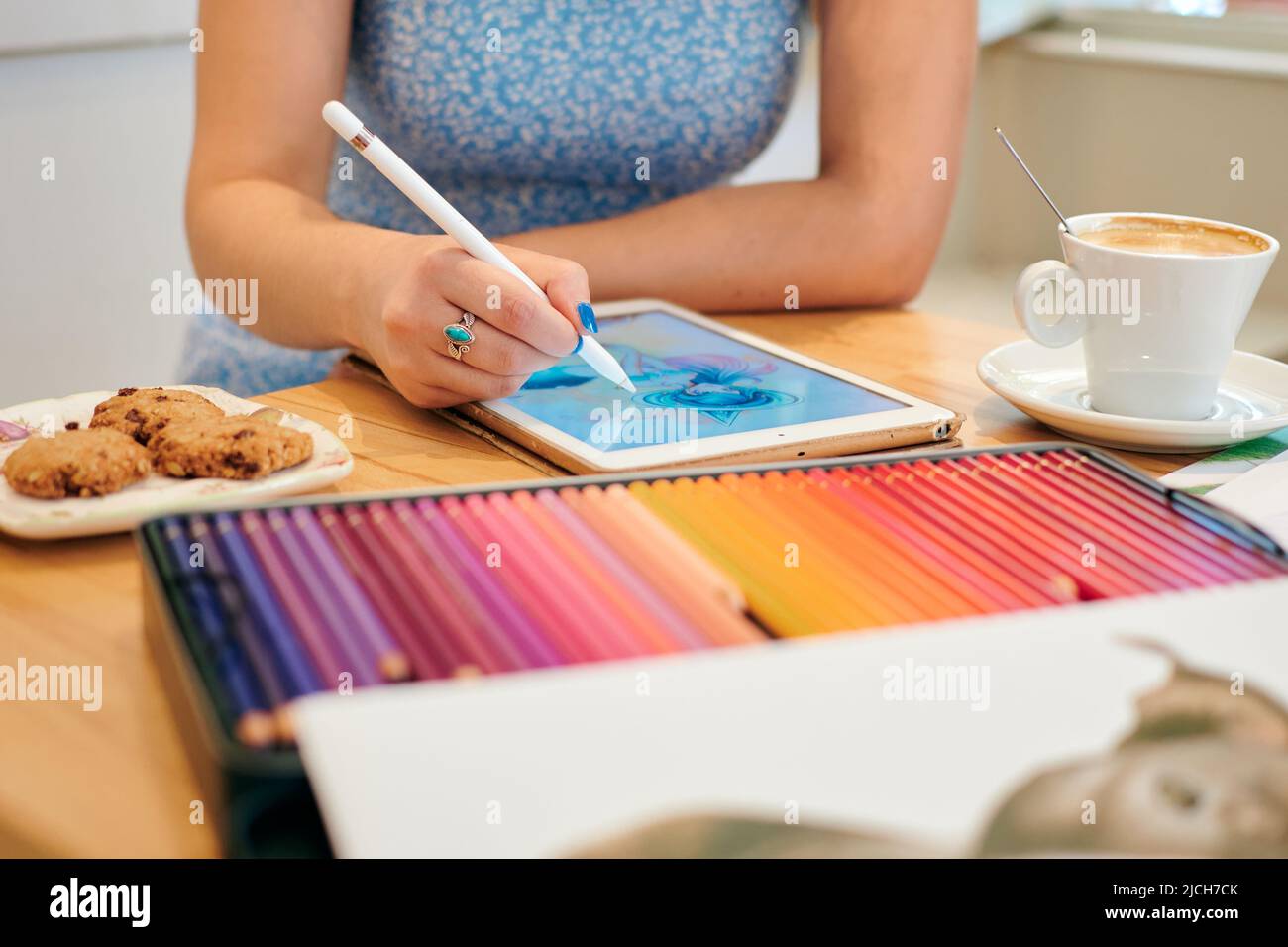 Illustrator work hi-res stock photography and images - Alamy