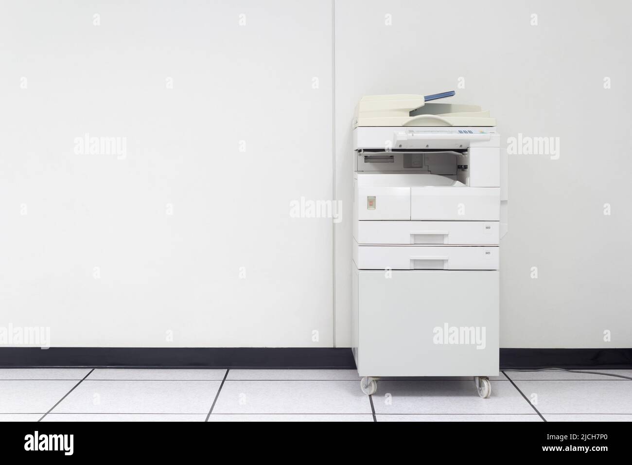 multifunction laser printer in office Stock Photo - Alamy