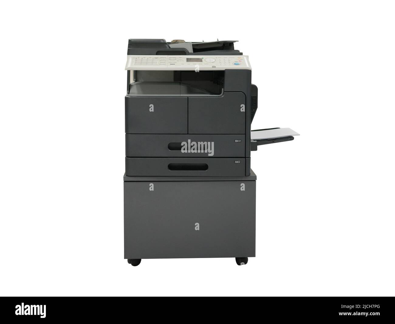 laser printer on isolate white background with clipping path Stock ...