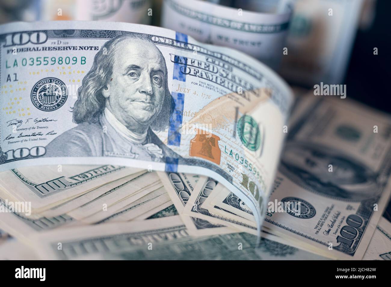 Money spread on table hi-res stock photography and images - Alamy