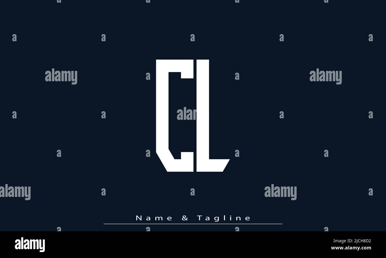 Alphabet letters Initials Monogram logo CL , LC Stock Vector Image ...