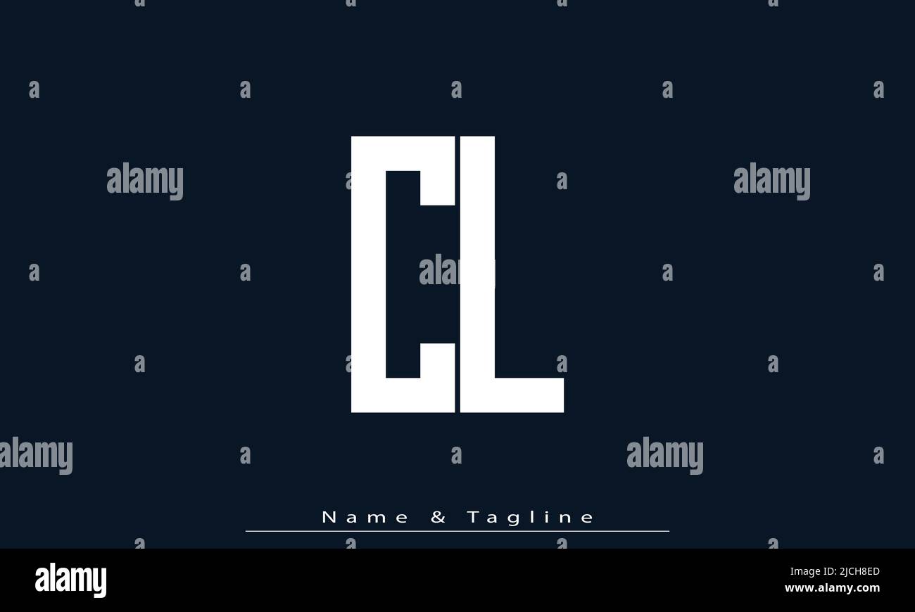 Alphabet letters Initials Monogram logo CL , LC Stock Vector Image ...