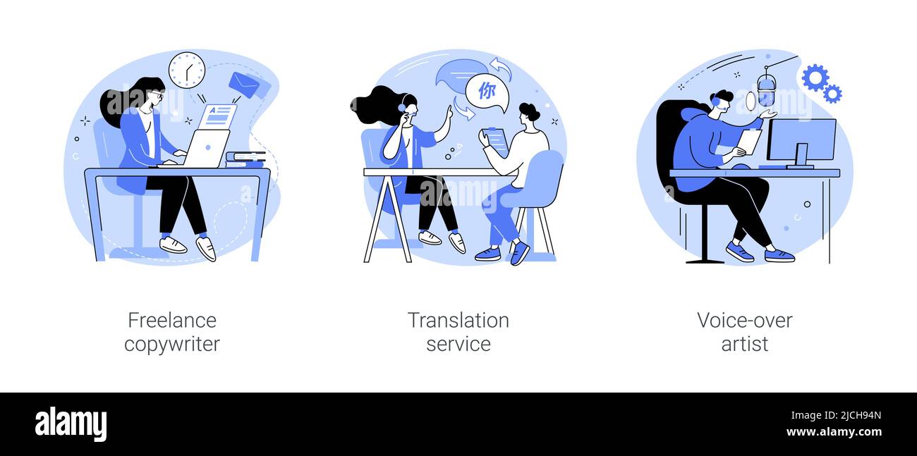 On-demand services isolated cartoon vector illustrations se Stock ...