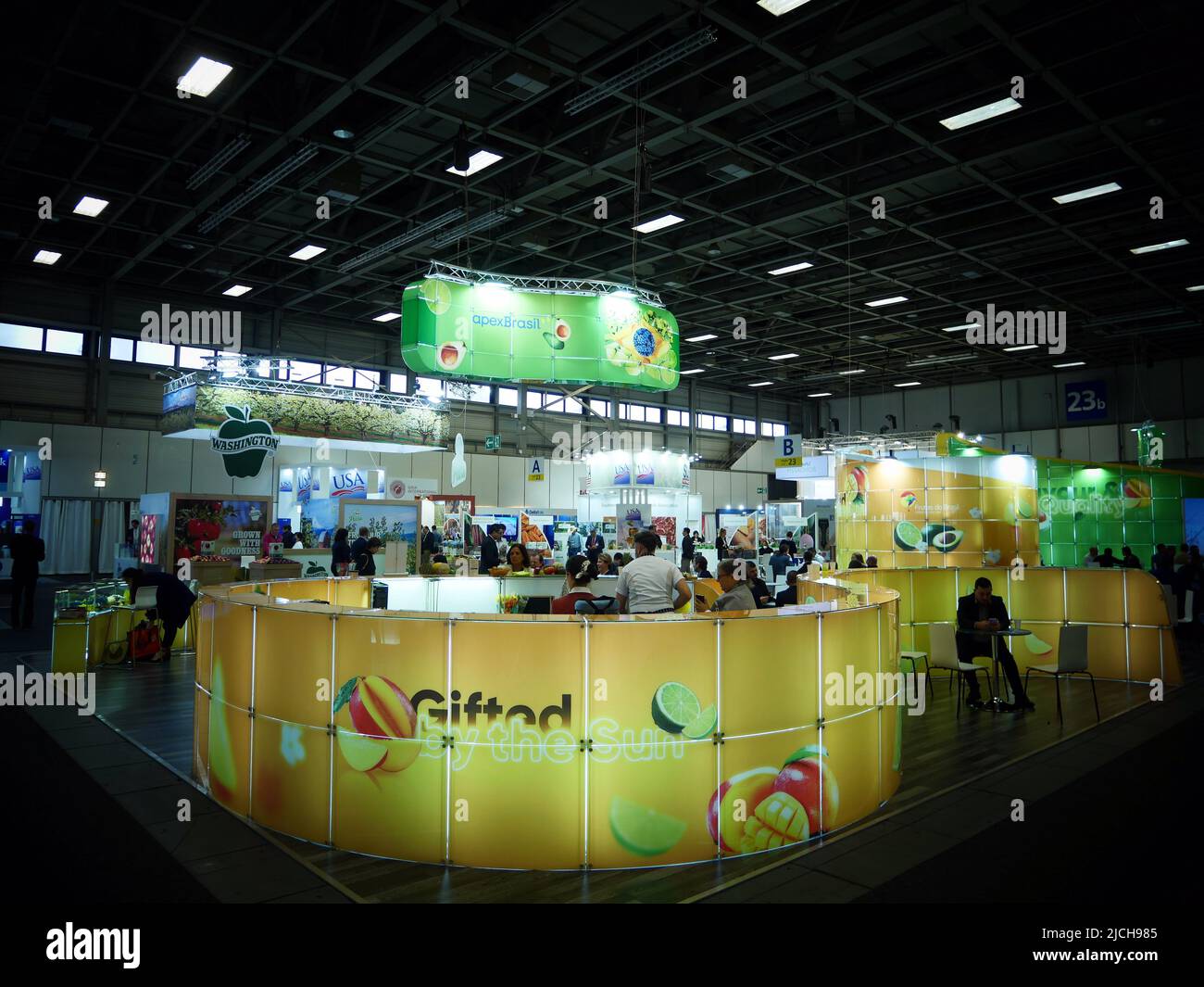 Berlin, Germany. 07th Apr, 2022. Atmosphere at Fruit Logistica, the ...