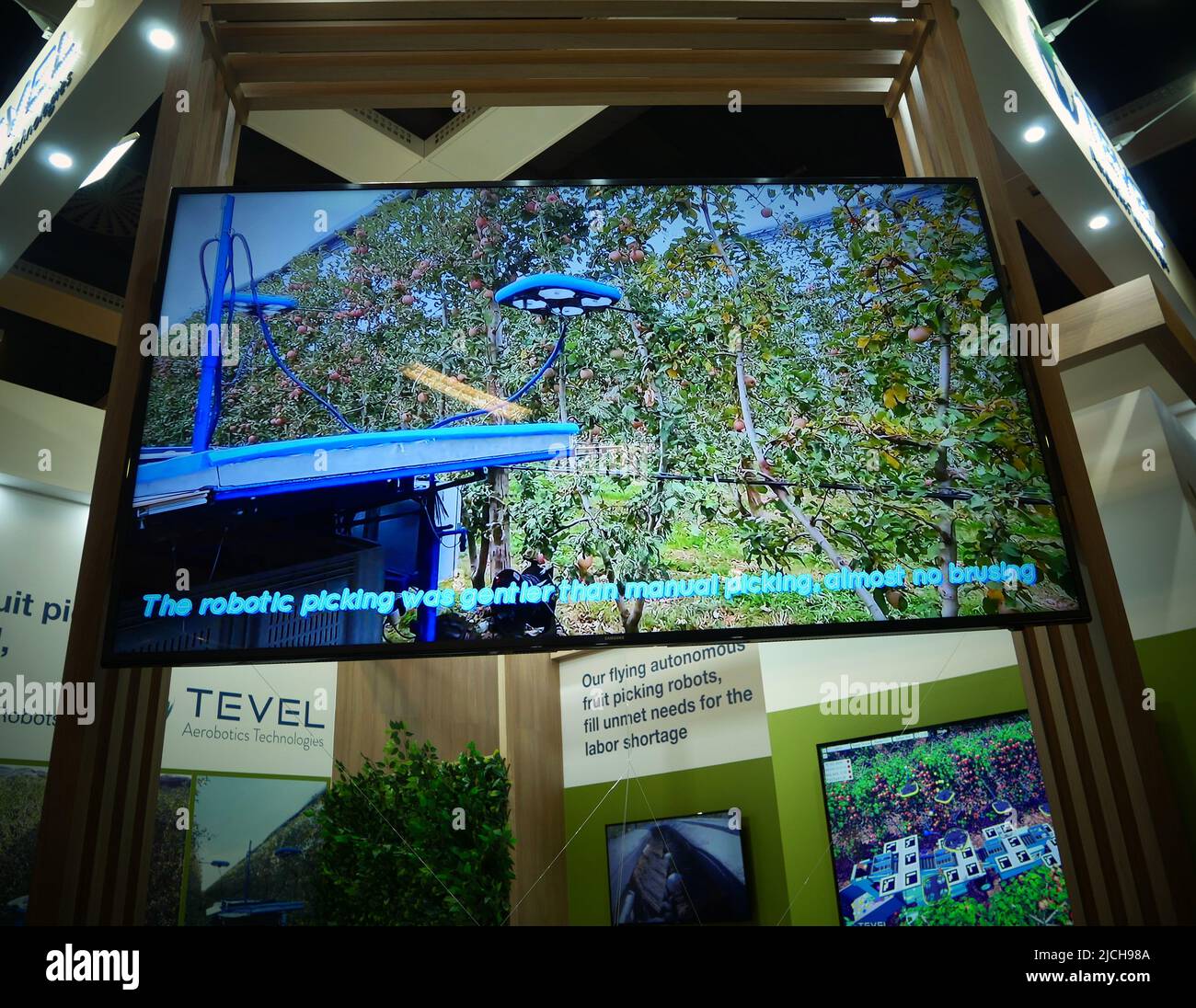 Berlin, Germany. 07th Apr, 2022. Tevel Advanced Technologies' flying ...